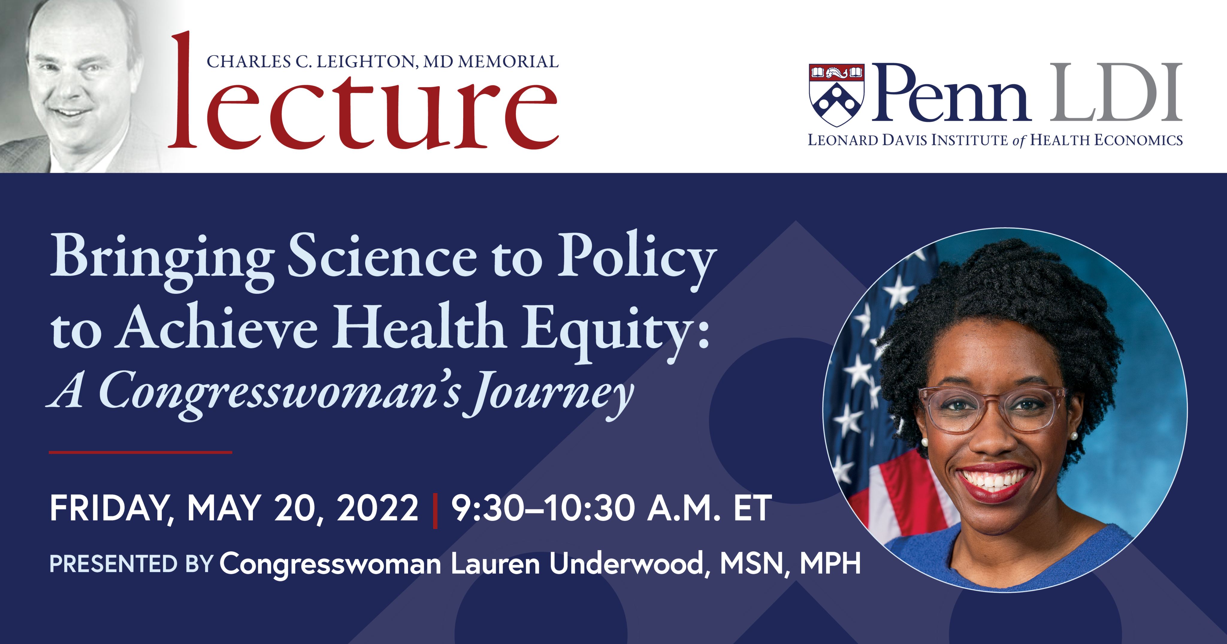 Charles C. Leighton, MD Memorial Lecture - Penn LDI