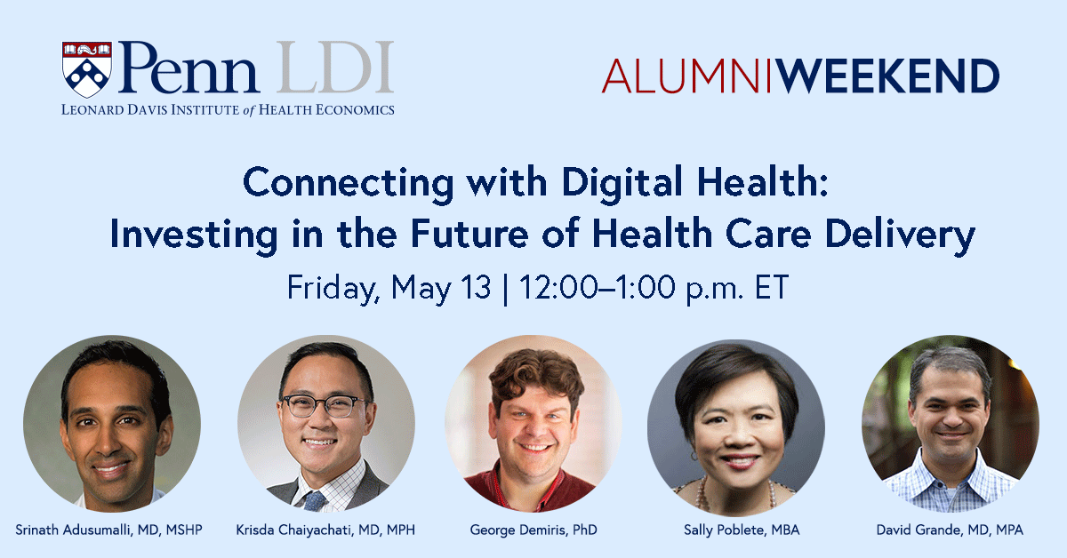 Penn Alumni Weekend Panel Discussion - Penn LDI