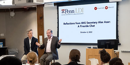 Alex Azar’s Story of the Genesis of Operation Warp Speed - Penn LDI